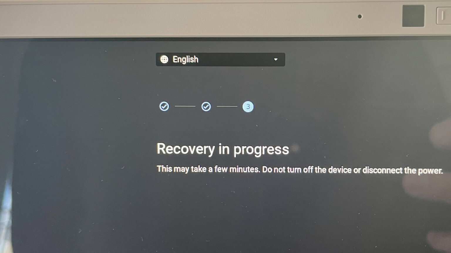 How to use network-based Chromebook recovery