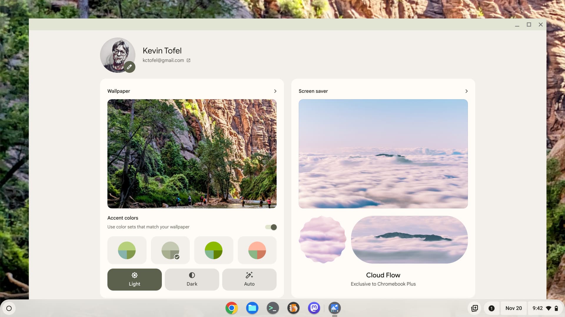 How to set your Chromebook wallpaper to a Google Photos album