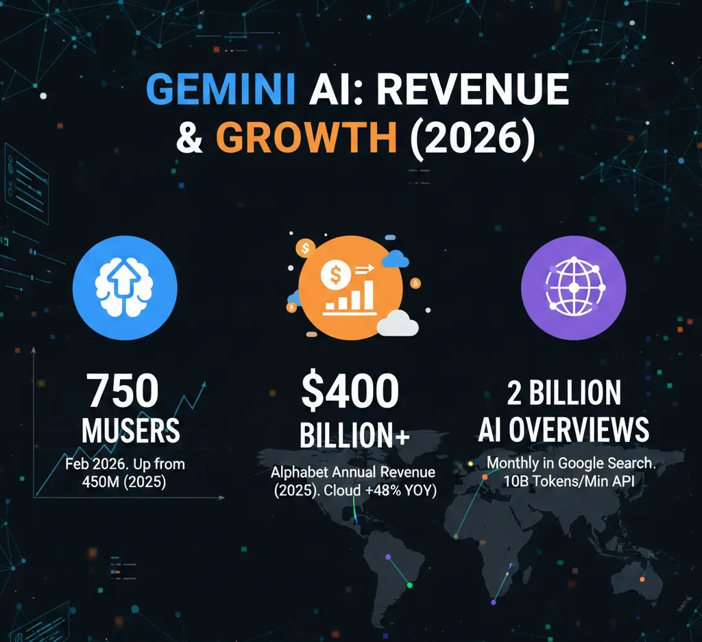 Gemini Users Statistics (2026) – Revenue And Growth Data