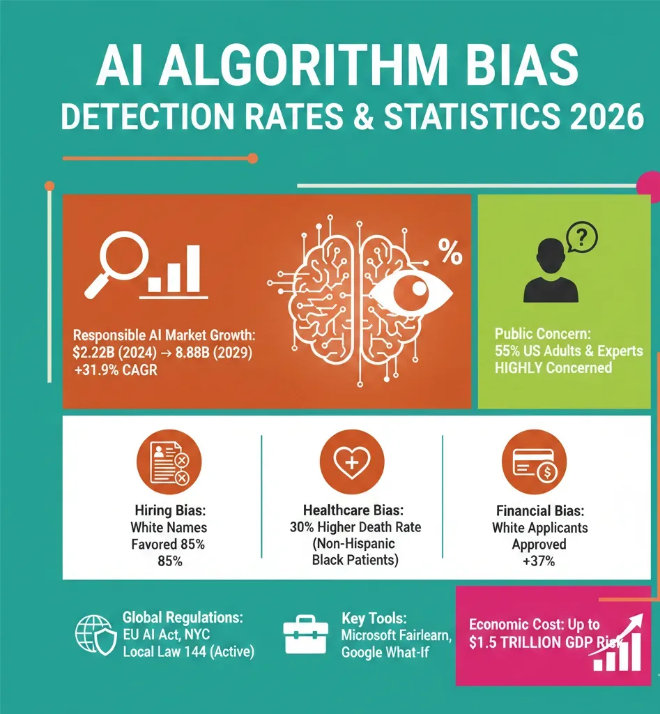 AI Algorithm Bias Detection Rates By Demographic And Statistics 2026