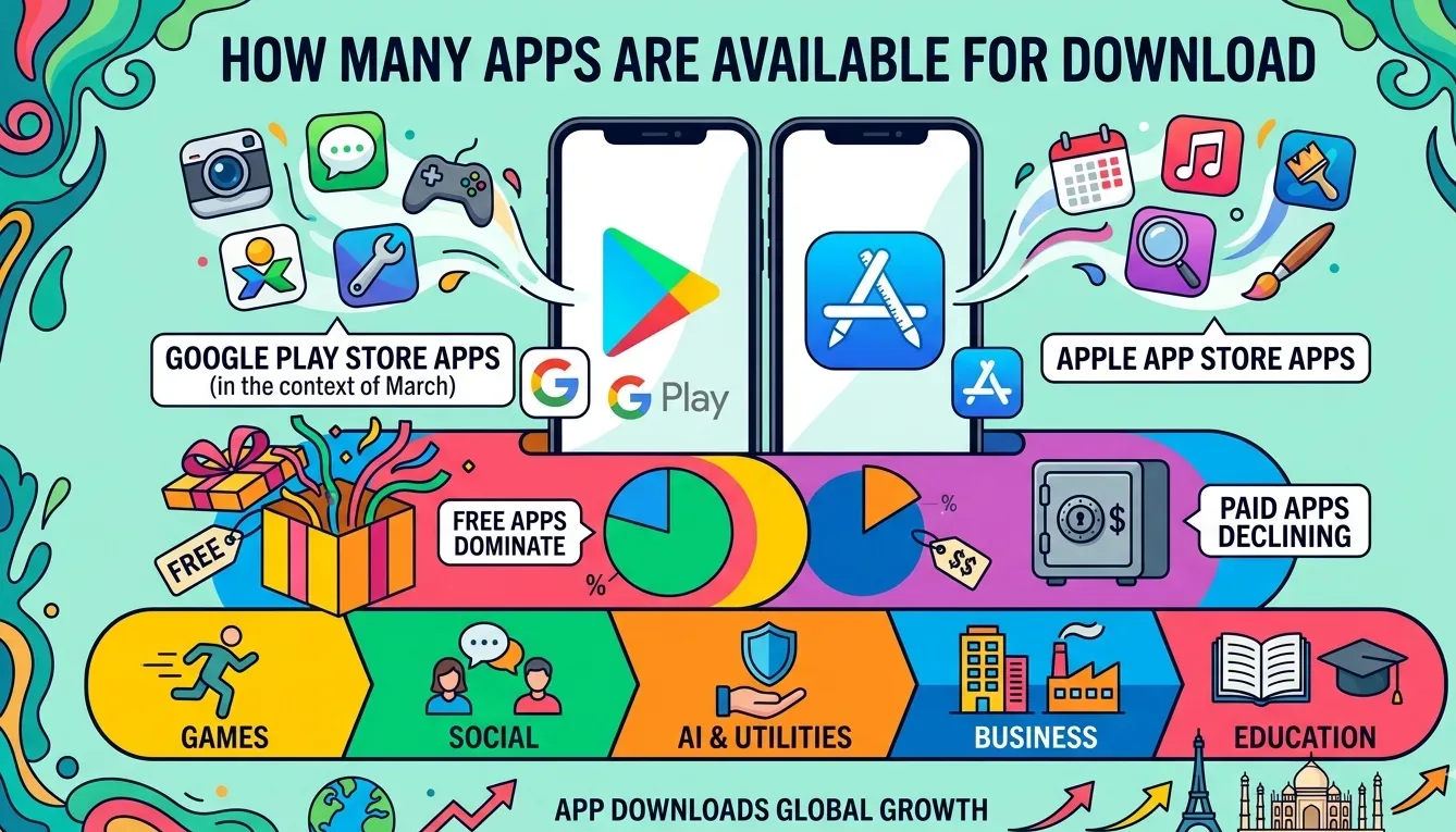 How Many Apps Are Available For Download [2026 Data]