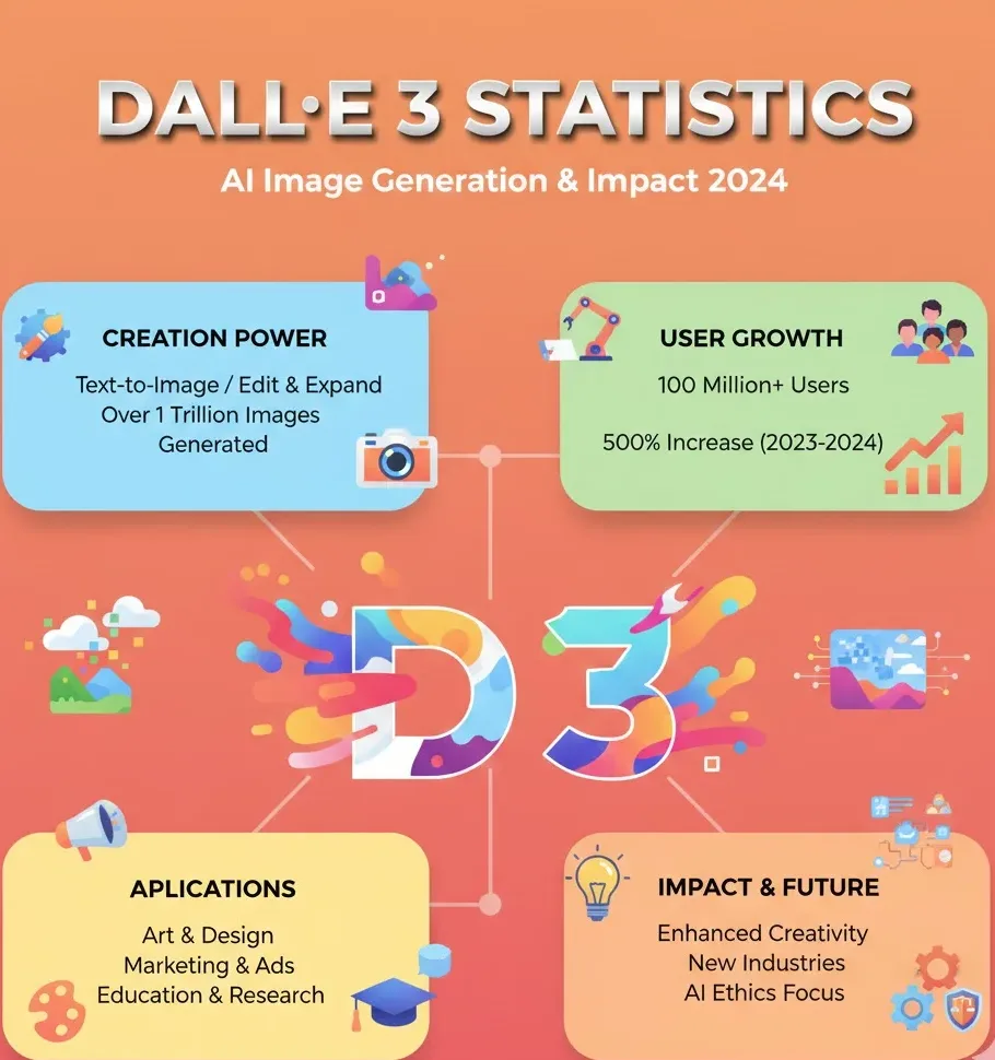 DALL-E 3 Statistics 2026: Image Generation Performance And Usage Trends